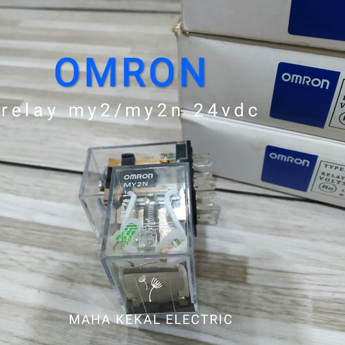 Jual relay omron my2/my2n 24vdc 8 kaki/relay omron/relay my2n - Jakarta ...