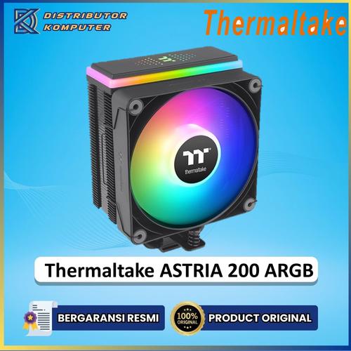Promo Thermaltake ASTRIA 200 ARGB Lighting 4 Heatpipe CPU [Air Cooler ...