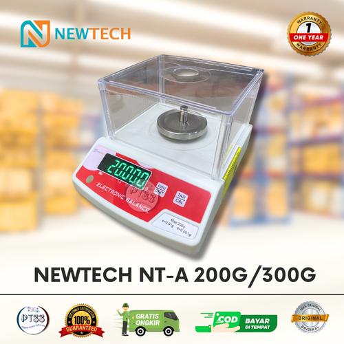 Jual Timbangan Laboraturium Analitik 200g /300g x 0.001gr Timbangan Lab Newtech NT-A 200/300 ...