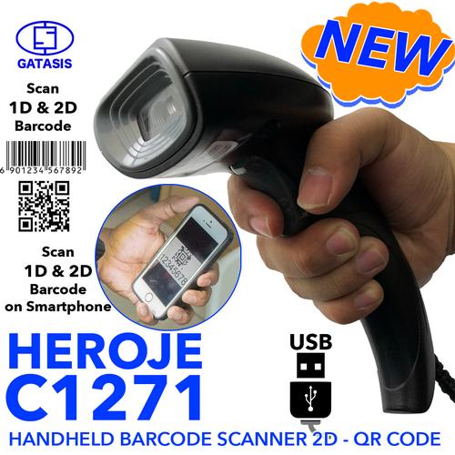 Jual Handheld 2D Barcode Scanner USB Auto Scan Sensitif Cepat Akurat ...