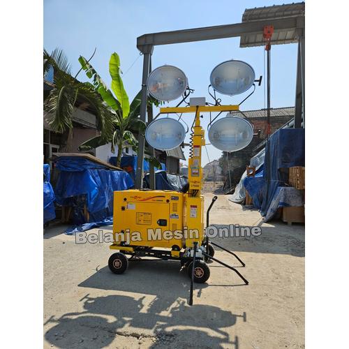Jual Tower Light Genset 4 x 1000 watt Tsuzumi LT5000 - Jakarta Barat ...