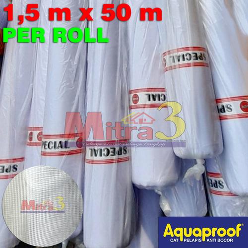 Jual Polyester Mesh AQUAPROOF Special 1,5m x 50m ROLL / Membran Anti ...