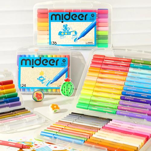 Jual Mideer Acrylic Markers With Storage Spidol Akrilik Model Terbaru ...