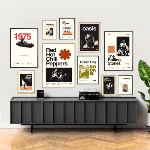 Promo POSTER BAND MUSIK PART1 hiasan dinding aesthetic pajangan ...