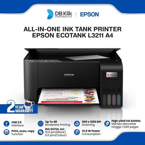 Promo Printer EPSON EcoTank L3211 A4 All in One - EPSON Ink Tank Printer - INSTAN Cicil 0% 3x ...