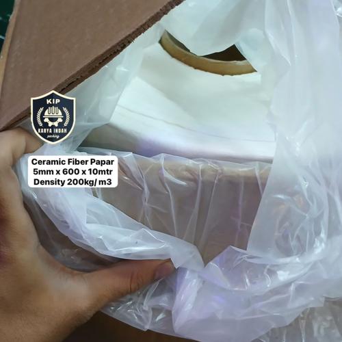 Jual Ceramic Fiber Paper 5mm × 600 × 10mtr density 200kg / m3 - Jakarta ...