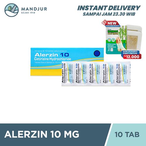 Jual Alerzin 10 mg 10 Tablet / Obat Alergi / Antihistamin - Jakarta ...