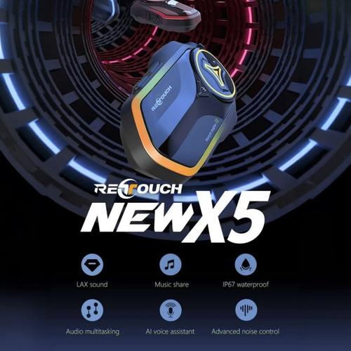 Promo Intercom Retouch X5 New Bluetooth Helmet Headset | Call | Music ...