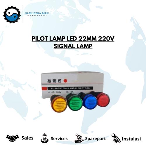 Jual Pilot Lamp LED 22mm 220V Signal Lamp - Biru - Kota Pekanbaru ...