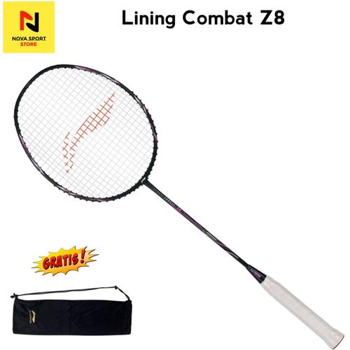 Jual Raket Badminton Lining Combat Z8 - White Gold Red, Pkt 2 psg snar ...