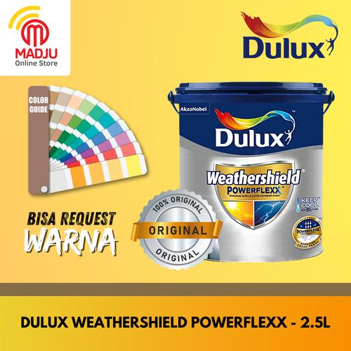 Promo Dulux Weathershield Powerflexx Cat Tembok Eksterior 2.5L Kualitas Superior Anti Retak ...