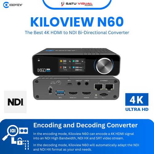 Jual Kiloview N60 - 4K HDMI to NDI Bi-Directional Converter - Jakarta ...
