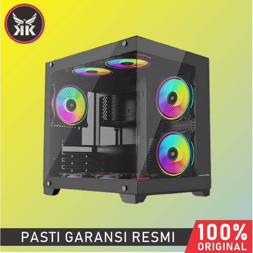 Jual CASING KOMPUTER PC VENOM RX RADAHN MATX CASE BLACK TEMPERED GLASS - Kota Malang - Kios ...