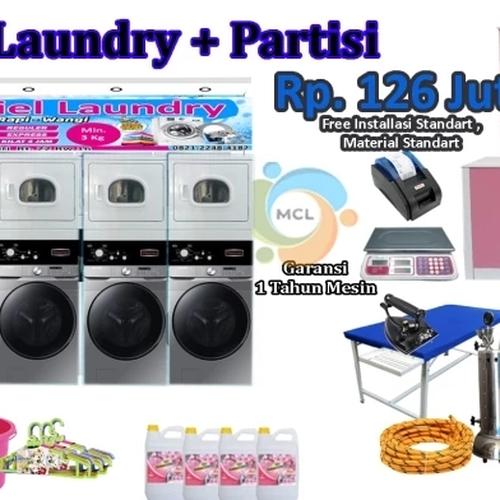 Jual PAKET LAUNDRY KILOAN DI PARTISI KABIN MESIN DENGAN GYPSUM DAN ...