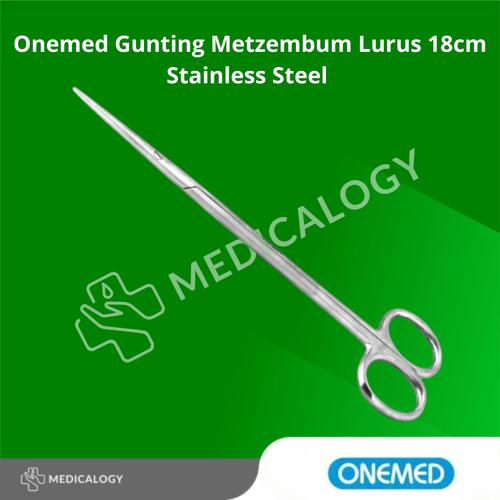 Jual Onemed Gunting Metzembum Lurus 18cm - Jakarta Timur - Medicalogy ...