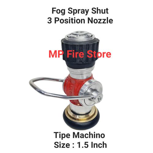 Jual FIRE JET FOG SPRAY NOZZLE 3 POSITION TIPE MACHINO FEMALE 1.5 in ...