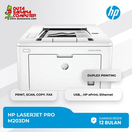 Jual HP Laserjet Pro M203DN Printer G3Q46A Print Only - Original Resmi ...