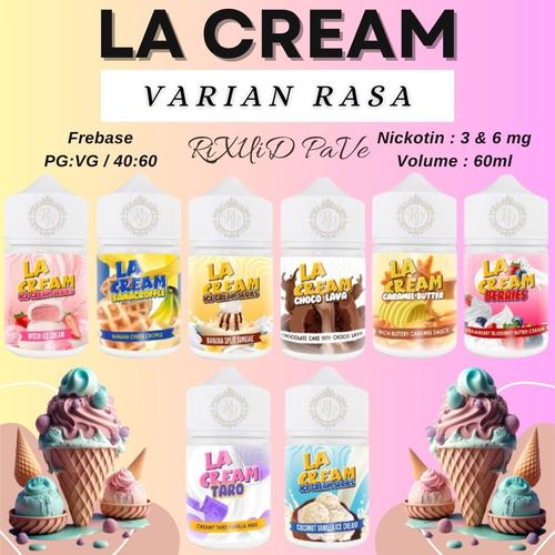 Jual LA CREAM ANEKA RASA CREAMY VOLUME 60ML ENAK CREAMY - BananaCrofle ...