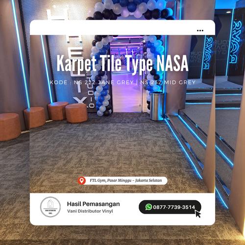 Jual Karpet Lantai Tebal 5mm / Karpet Tile Kantor NASA 50cm x 50cm ...