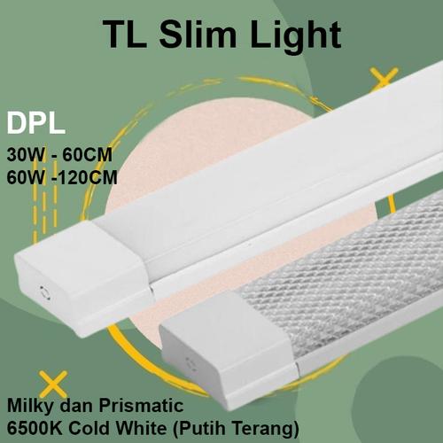 Jual Lampu tl t8 tube light Slim LED 30W 60cm / 60W 120cm OB Outbow - Milky, 30Watt 60CM ...