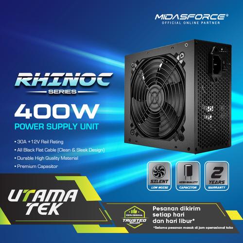 Jual PSU 400W Midasforce Rhinoc Power Supply 400W - Jakarta Barat - Utamatek | Tokopedia