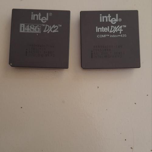 Jual procesor intel 486 dx2 dan dx4 jadul vintage cpu lama jadul slot ...