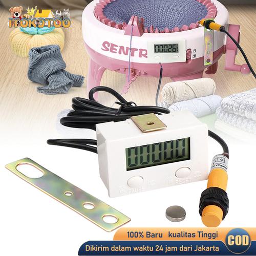 Jual Counter Frekuensi Digital Electronic Lcd Punch Counter Magnetic ...