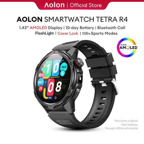 Promo Aolon Tetra R4 Smart watch Amoled 1.46''-466*466 Display AOD ...