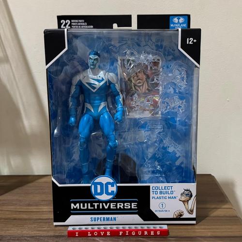 Jual Mcfarlane Blue Superman Blue JLA DC multiverse wave Plastic Man ...