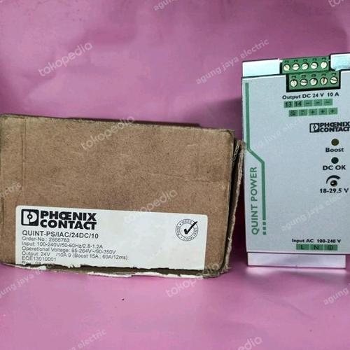 Jual Phoenix Contact Power Supply Quint-Ps /1Ac/24Dc/10 24V 10A ...