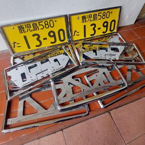 Jual Frame Plate Honda JDM, Original Honda Made in Japan - Plat Putih ...