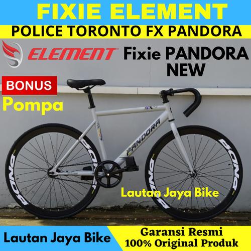 Jual Sepeda Fixie 700c Element Police Toronto FX Pandora New - grey ...