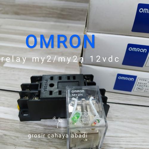 Jual relay omron my2/my2n 12vdc 8 kaki/relay omron my2n/relay omron ...