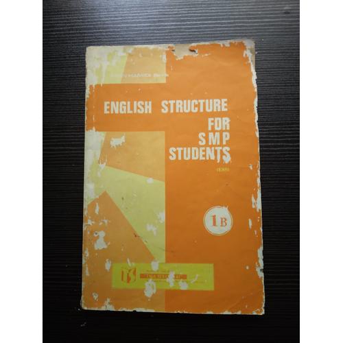 Jual Pelajaran jadul ENGLISH STRUCTURE FOR SMP STUDENTS - Kab. Kebumen - Sumur Rizqi | Tokopedia
