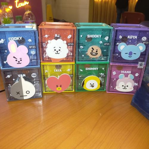 Jual storage cube miniso bt21 x miniso storage box tempat serbaguna ...