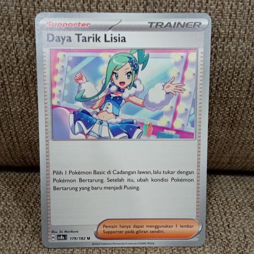 Jual KARTU POKEMON DAYA TARIK LISIA U SV8S KILAT RASI INDONESIA ...