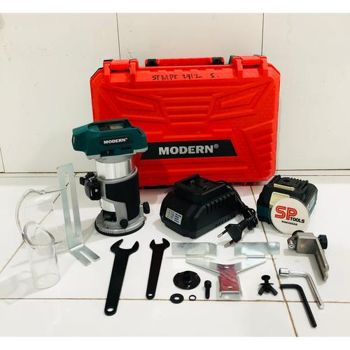 Jual MESIN TRIMMER PROFIL ROUTER ROTER KAYU CORDLESS BATERAI CAS ...