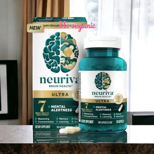 Jual NEURIVA ULTRA Decaffeinated Clinically Tested Nootropic Brain 60 ...