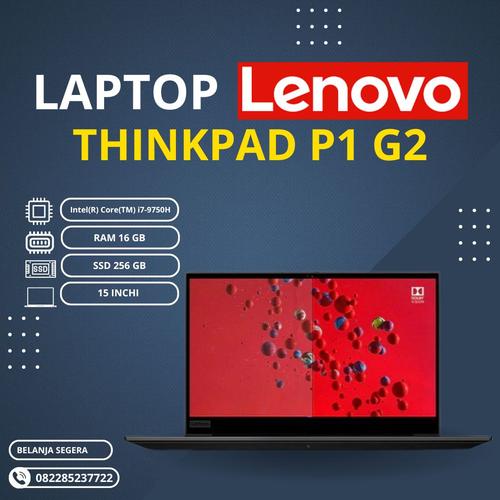 Jual LAPTOP LENOVO THINKPAD P1 G2 INTEL CORE i 7 GEN 9// RAM 16GB//SSD ...