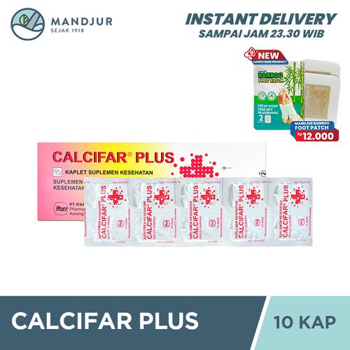 Jual Calcifar Plus 10 Kaplet - Suplemen Kalsium dan Vitamin D3 ...