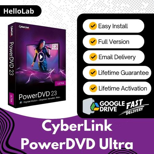Jual CyberLink PowerDVD Ultra 23 Full Version - Download Software ...