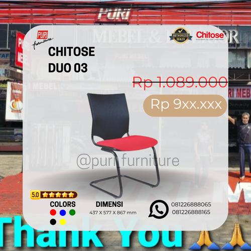 Jual KURSI KANTOR CHITOSE DUO 03 (FT056) - Biru - Kota Semarang - Mebel ...