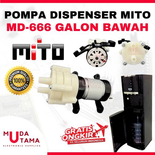 Jual DINAMO POMPA DISPENSER MITO MD-666 GALON BAWAH 12 Volt | MOTOR DISPENSER GALON BAWAH MITO ...