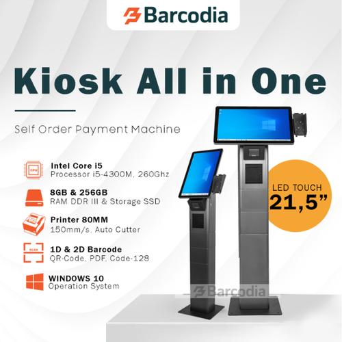 Promo Digital Self Order Kiosks 21.5 inch Iware XKS-W215 Windows 8/256GB, Printer & Scanner ...