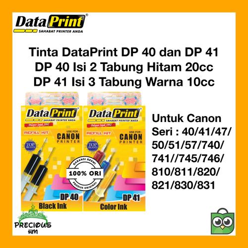 Jual Data Print Refill Canon DP40 Black dan DP41 Color Tersedia Dengan ...