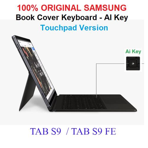 Jual Keyboard With Trackpad AI KEY Samsung Tab S9 5G Tab S9 FE Original ...