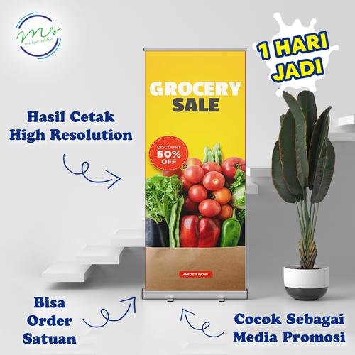 Jual Roll Up Banner 60 X 160 cm + Print / Cetak / Gambar Bahan Albatros - Glossy Doff - Flexy ...