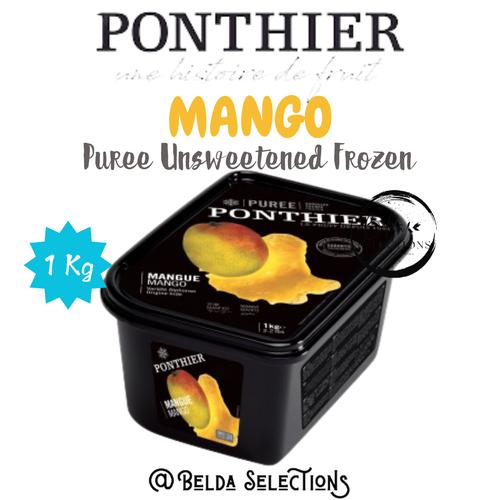 Jual Ponthier Mango Puree unsweetened Frozen 1kg - Jakarta Pusat ...