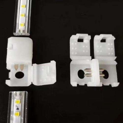 Jual soket sambungan led strip selang model jepit 5050 2835 220v ...