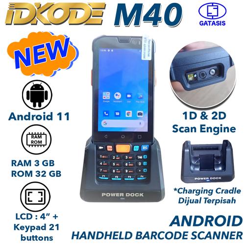 Jual PDT PDA Android Handheld Portable 2D Barcode Scanner - IDKODE M40 ...